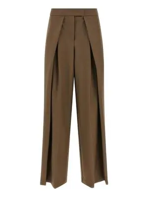 NUDE Palazzo Pants - Brown