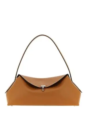 TOTEME TOTEME T-Lock Shoulder Bag Brown