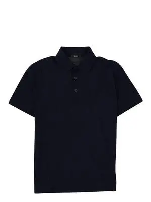 Herno Polo In Cotone - Blue
