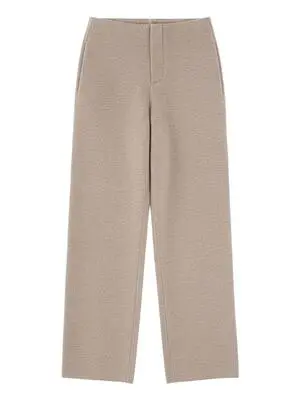 Max Mara Cashmere And Virgin Wool Fleece Pants - Cream