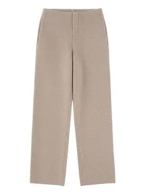 Max Mara MAX MARA Cashmere And Virgin Wool Fleece Pants Cream