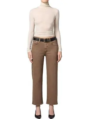 Citizens Of Humanity Palma High Rise Straight Jeans - Cocoa