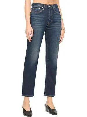 RE/DONE High Rise Pipe Jeans - Barely Worn