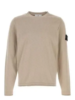 Stone Island Stone Island Men Cappuccino Cotton Blend Sweater Brown