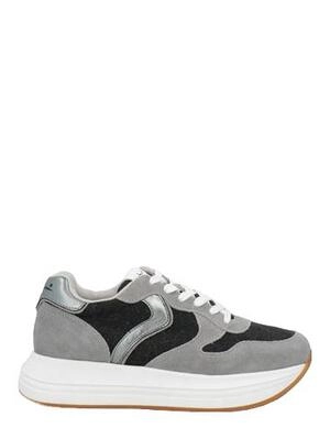VOILE BLANCHE Goat Skin And Textile Fiber Sneakers - Grey