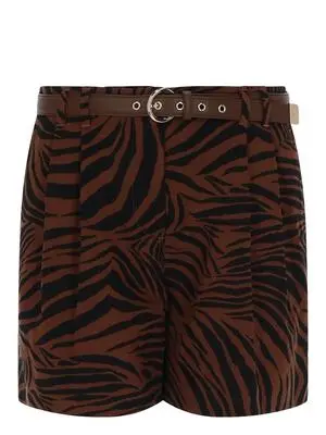 Max Mara Novella Straight Leg Shorts - Brown