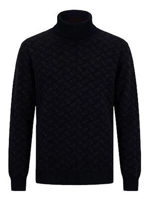 Herno Turtleneck Size Virgin Wool - Blue