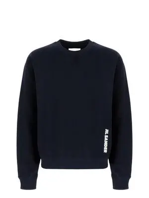 JIL SANDER Logo Print Crewneck Sweatshirt - Multicolor
