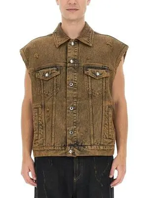 Dolce & Gabbana Denim Vest - Multicolor