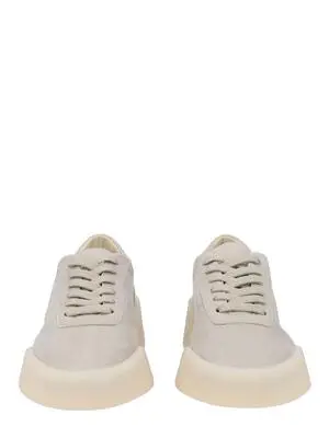 Fear Of God Calfskin Lace Up Sneakers - Gray