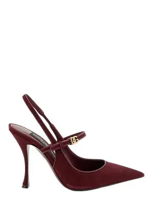 Dolce & Gabbana Suede Décollet - Red