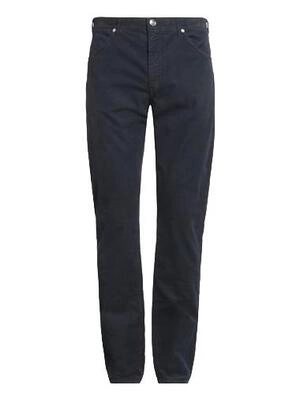 120% Lino Pants Size Cotton, Elastane - Navy