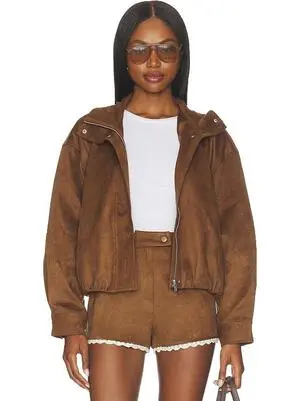 Astr The Label Cooper Jacket - Chestnut
