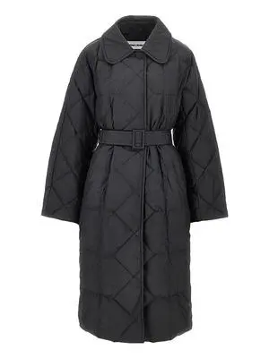 IENKI IENKI Padded Nylon Coat - Black
