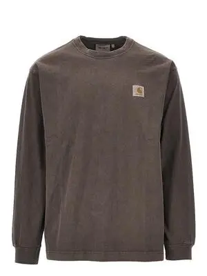 Carhartt Work In Progress Vita' Long-leeved T-hirt - Brown