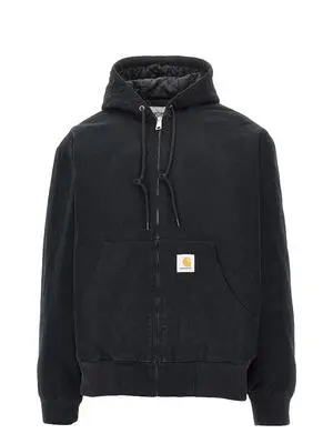 Carhartt Work In Progress Padded Canva Og Active Jacket - Black