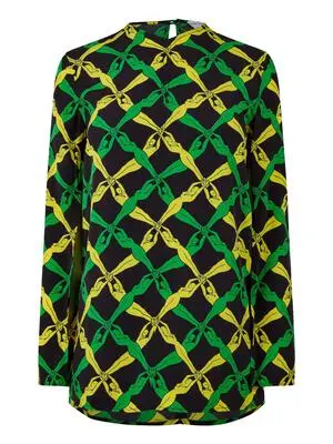 Bottega Veneta Long Sleeve Graphic T-shirt - Black