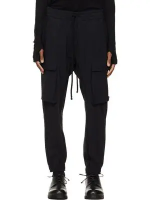 THOM KROM Cargo Jogger Pants - Black
