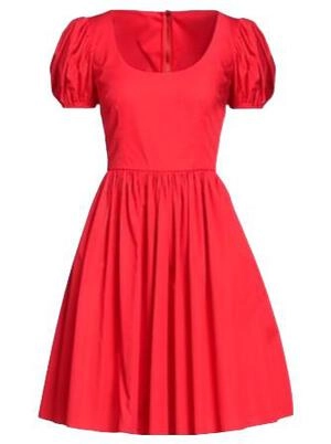 Dolce & Gabbana Poplin Short Dress - Red