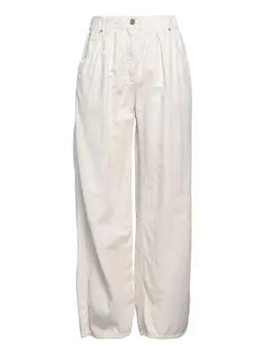 Brunello Cucinelli Denim Trousers - White
