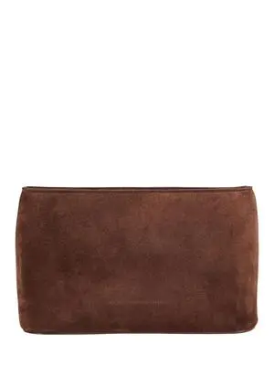 Brunello Cucinelli Suede Clutch - Red