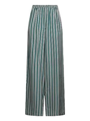 Max Mara Max Mara Striped Twill Pyjama Trousers Gray