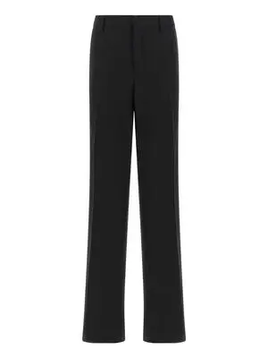 Tagliatore Straight-leg Casual Trousers - Black