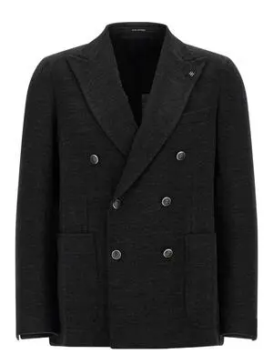 Tagliatore Double-breasted Blazer - Grey