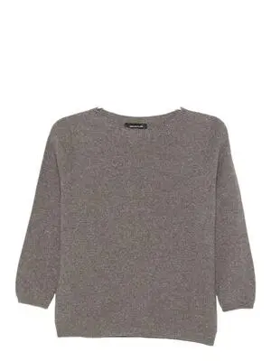 Fabiana Filippi Fine Knit Embellished Sweatshirt - Grey