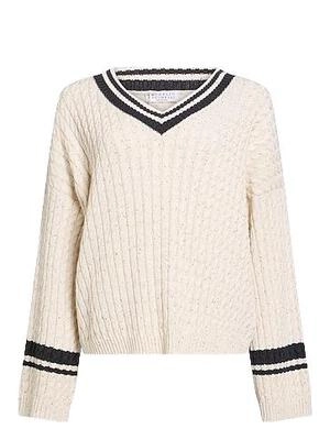 Brunello Cucinelli Two-tone Knit Pullover - No