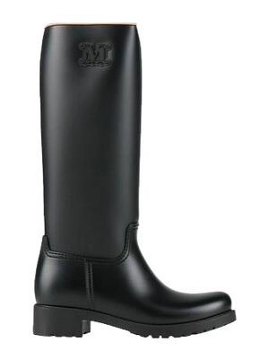 Max Mara Solid-color Rain Boots - Black
