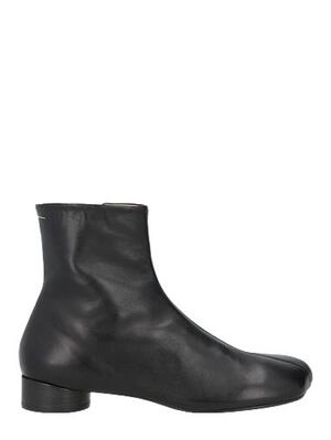 MAISON MARGIELA Leather Ankle Boots - Black