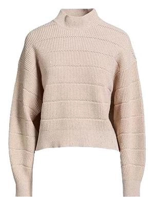 Brunello Cucinelli Solidcolor Sequin Knit Top Apricot
