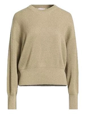 Brunello Cucinelli Brunello Cucinelli Metallic Lightweight Pullover Sweater Green