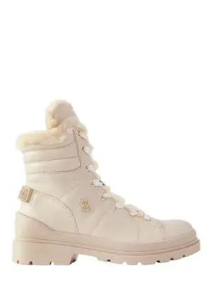 Bogner Embellished Shearling-lined Ankle Boots - No