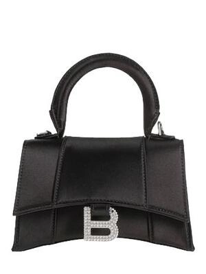 Balenciaga Satin Handbag - Black