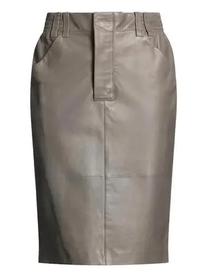 Saint Laurent Midi Skirts - Gray