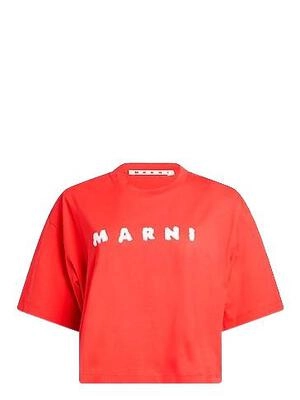 Marni Printed Shortsleeve Tshirt - Red