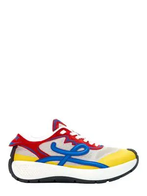 Loewe Leather Pogo Sneakers - Red