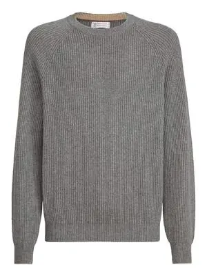 BRUNELLO CUCINELLI Cashmere Ribbed Sweater