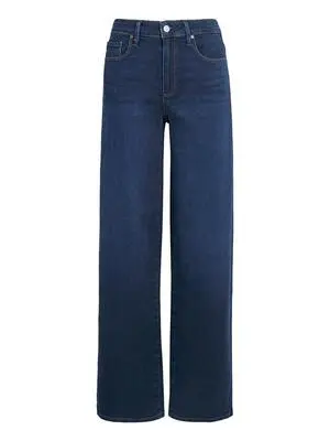 Paige Tatum Wide-leg Jeans - Navy