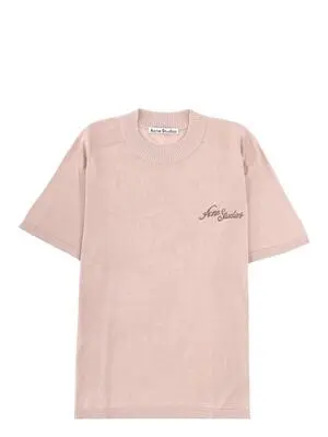 Acne Studios T-shirt With Logo - Pink