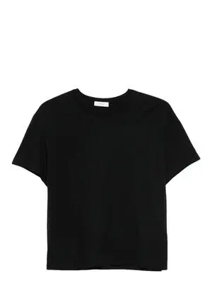 TOTEME Cotton Blend T-shirt - Black