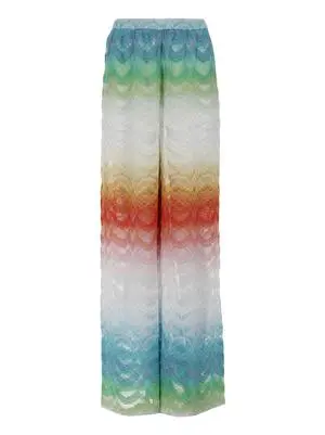 Missoni MISSONI Metallic Patterned Beach Trousers Multicolor