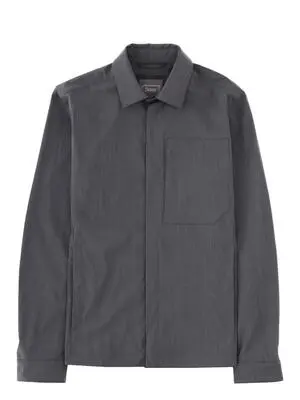 Herno Overshirt In Misto Lana - Gray