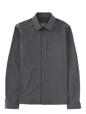 Herno Wool Blend Overshirt - Gray