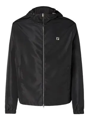 Fendi Hooded Blouson Jacket - Black