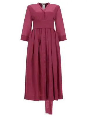 Max Mara Camilla Midi Dress - Red