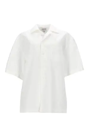 Bottega Veneta Camicia In Cotone - White