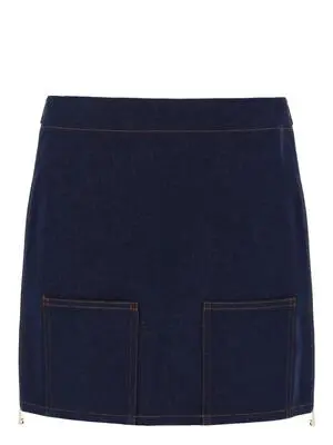Fendi Denim Mini Skirt - Blue